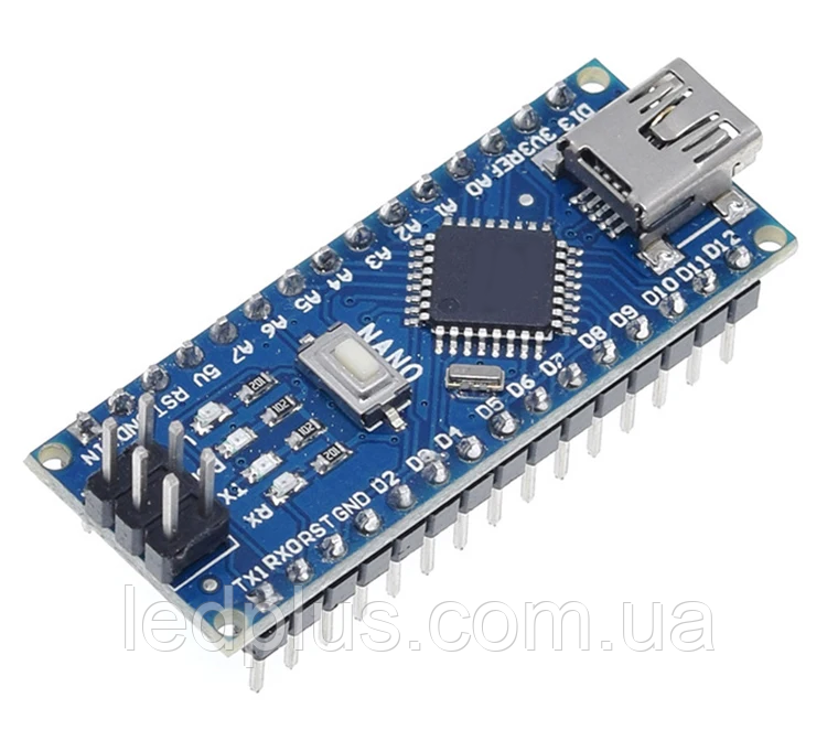 Плата Arduino Nano Atmega328pb V3 0 Ch340 с распаянными коннекторами Id 2106403479 цена 147