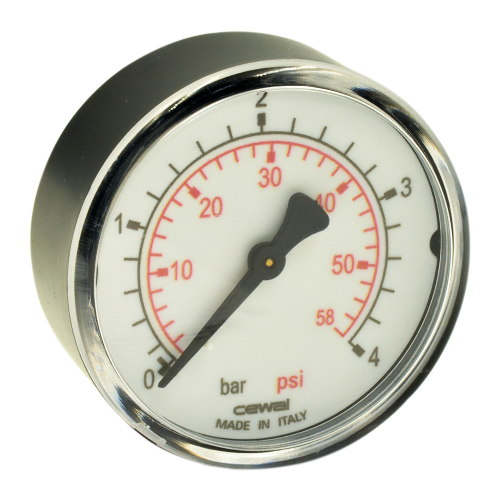 Манометр фронтальный Ø63 1/4" 4 бар Cewal M 63 PP, цена: 334 ₴, купить на Prom.ua