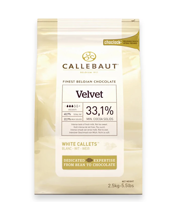 Білий шоколад Callebaut Velvet 33,1% (100 г) (ID#1231093925), ціна: 88 ...