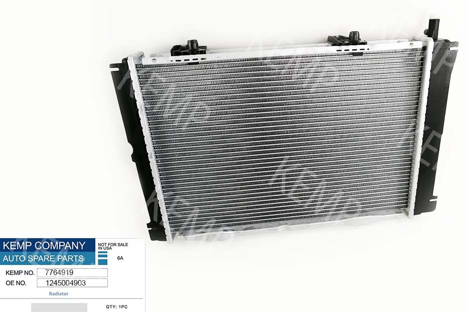 Радіатор Mercedes W124E 2,0 D 84-92 530*370 (плоскі соти) (ID ...