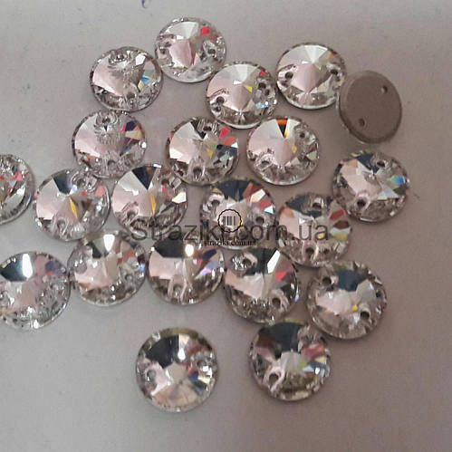 12мм риволи Premium crystal 1шт, цена: 7.60 ₴, купить на Prom.ua