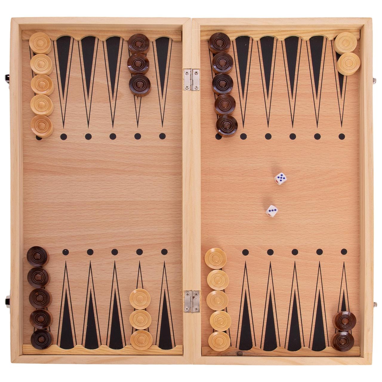 Нарды настольная игра деревянные 39 x 39 см W7713- Gsport (ID ...