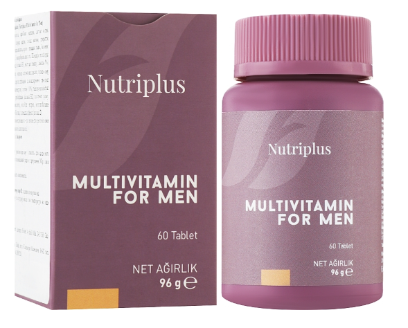 Мультивітамінний комплекс для чоловіків Nutriplus 60 таб. Туреччина ...