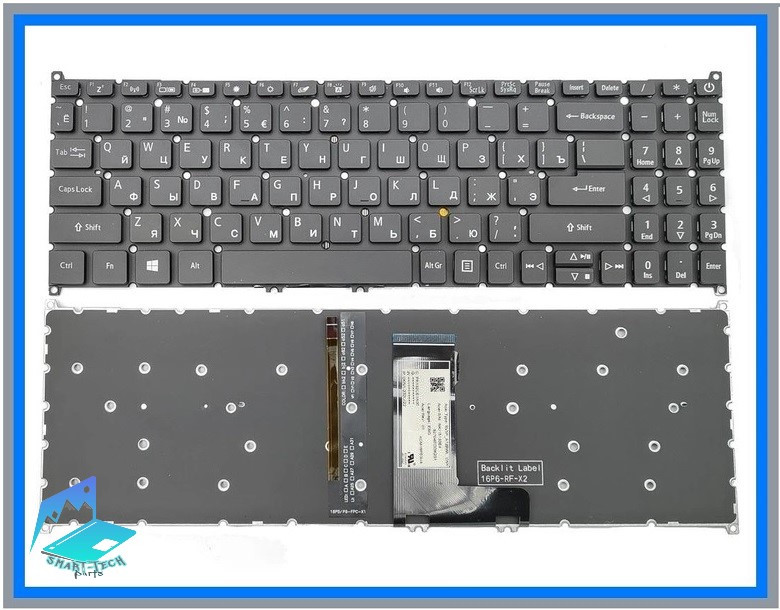 Клавиатура с подсветкой Acer Aspire N18Q13 N19C1 N19H1 6B.HDEN7.043 ...