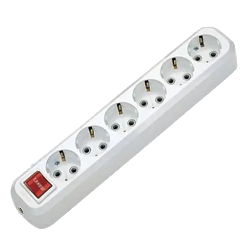 Makel Колодка 6 гнезд с заземлением и выключателем (ID#2110203760 ...