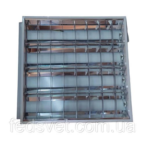 Светильник растровый встроенный LUMEN 4х18 Вт, 600х600 (ID#1498231857 ...