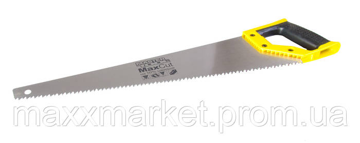 Ножовка столярная MASTERTOOL 450 мм 4TPI MAX CUT каленый зуб 2-D заточка полированная 14-2645 ZR ...