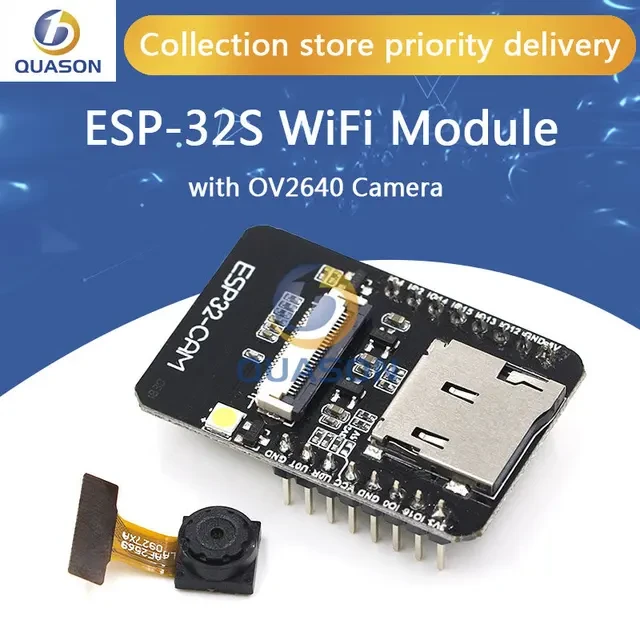ESP32-CAM wi-Fi bluetooth камера 2MP OV2640 Arduino плата розробки ...