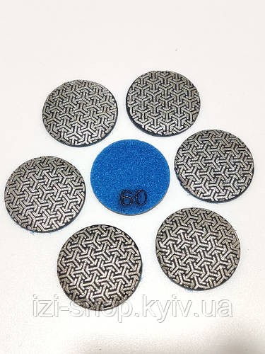 Алмазный гибкий шлифовальный круг №60, диаметр 50мм,черепаха ...