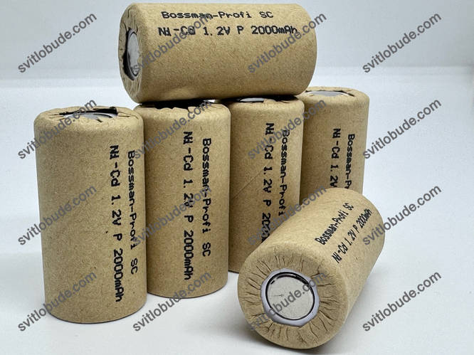 Акумулятор Банка Bossman Profi SC Ni-Cd 1.2V 2000mAh для електро інструментів (ID#1982984186 ...