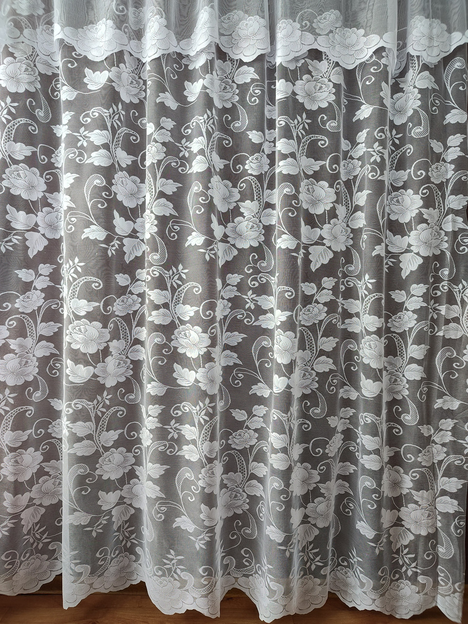 Тюль білий на кухню жакард висота 1 50 купити за найкращою ціною в Хмельницькому від компанії
