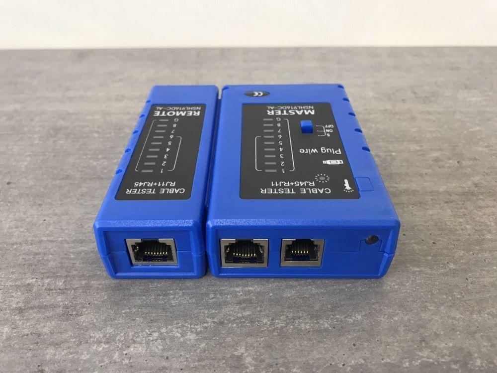 RJ45 RJ-45 Кабельный LAN тестер витой пары прозвонка сетевого кабеля ...
