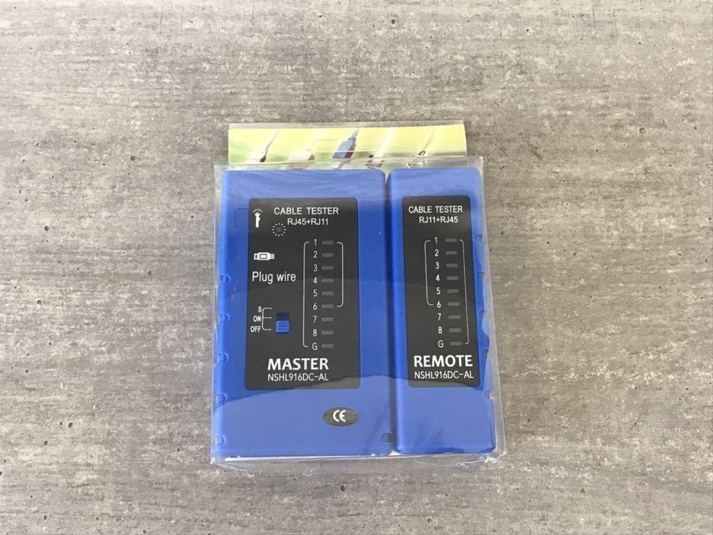 RJ45 RJ-45 Кабельный LAN тестер витой пары прозвонка сетевого кабеля ...