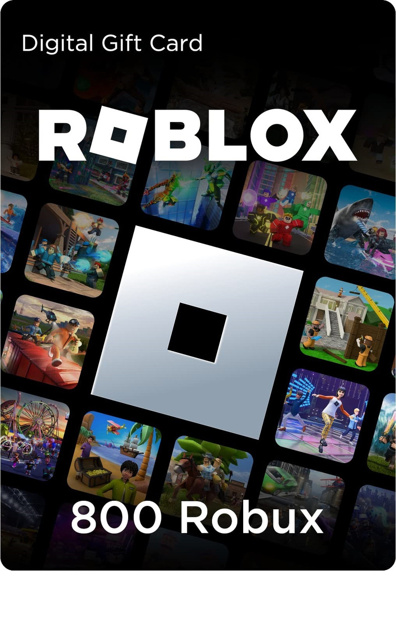 Цифровая подарочная карта Gift Card Roblox 800 Robux / Роблокс 800 ...