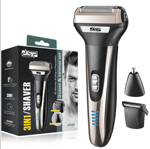 Электробритва c Триммером 3 в 1 DSP 60090 | Профессиональная Машинка ...