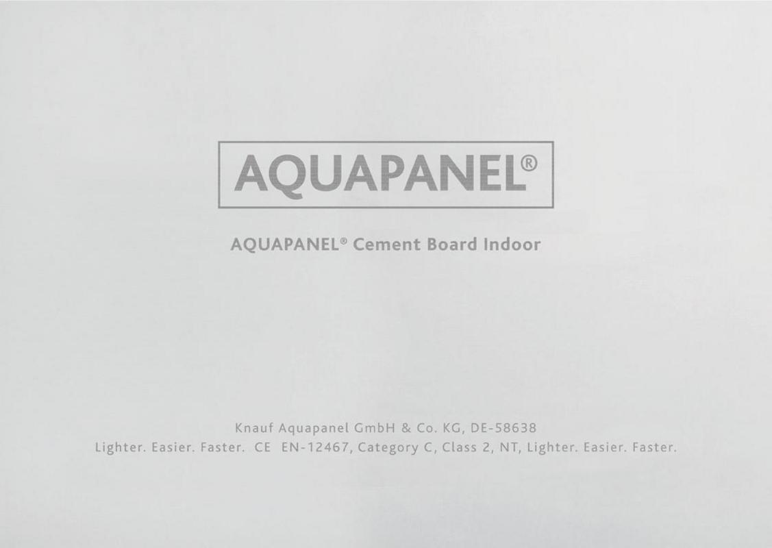 Аквапанель Knauf Indoor цементна плита 2400*900*12,5 мм Кнауф AQUAPANEL ...