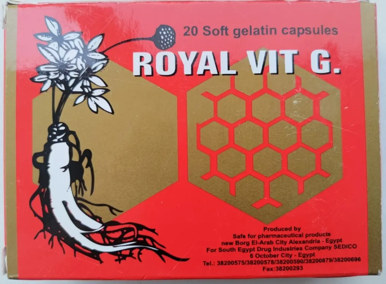 Royal Vit G Королевские капсулы с женьшенем витамины и минералы (ID ...