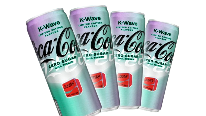 Газований напій Coca-Cola K-Wave zero sugar limited edition flavour (ID ...