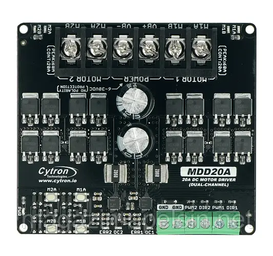 Cytron MDD20A - двоканальний драйвер для двигунів постійного струму 30В ...