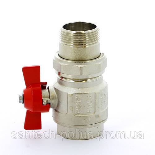 Кран кульовий ITAP 1 1/4" ВН метелик з американкою 098 IDEAL (ID#2113553809), ціна: 805 ...