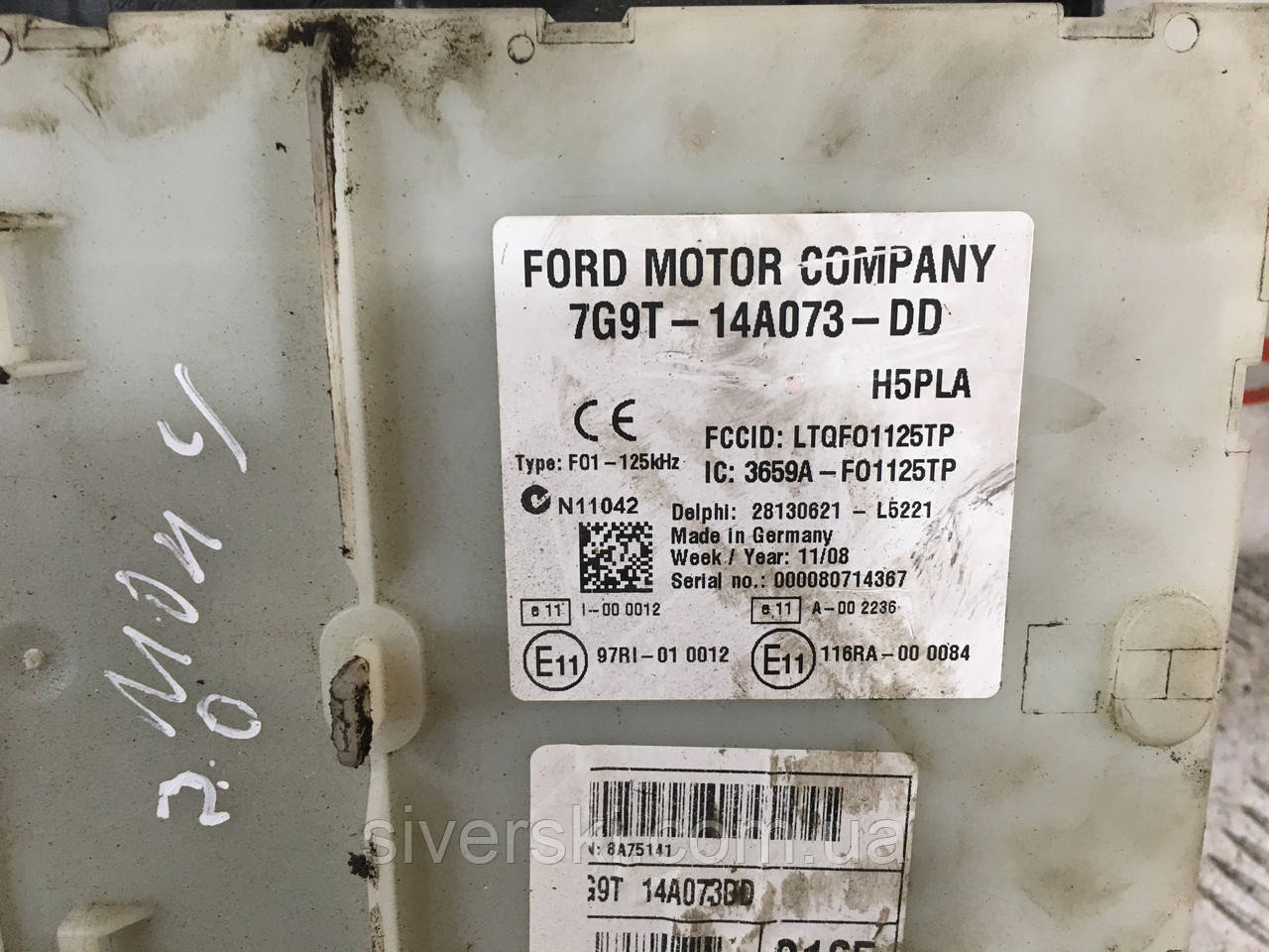 Блок предохранителей, Ford Mondeo MK4, 2,0 дизель, 7G9T-14A073-DD (ID ...