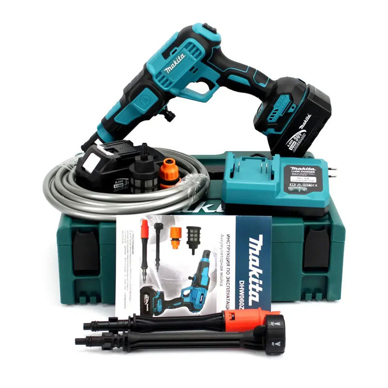 Аккумуляторная мойка высокого давления для автомобиля Makita ...