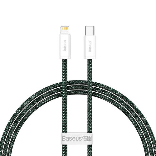 Кабель Type-C Lightning для айфон PD 20Вт 1м зеленый Baseus Dynamic 2 ...