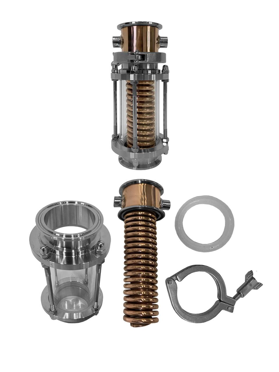 Дефлегматор 2 дюйми мідний Glass повнопрохідний: продаж, ціна у ...