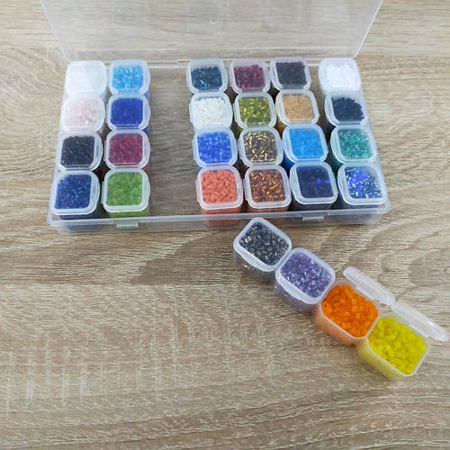 Набір бісеру рубка на 28 осередків в органайзері (ID#1905857310), ціна ...