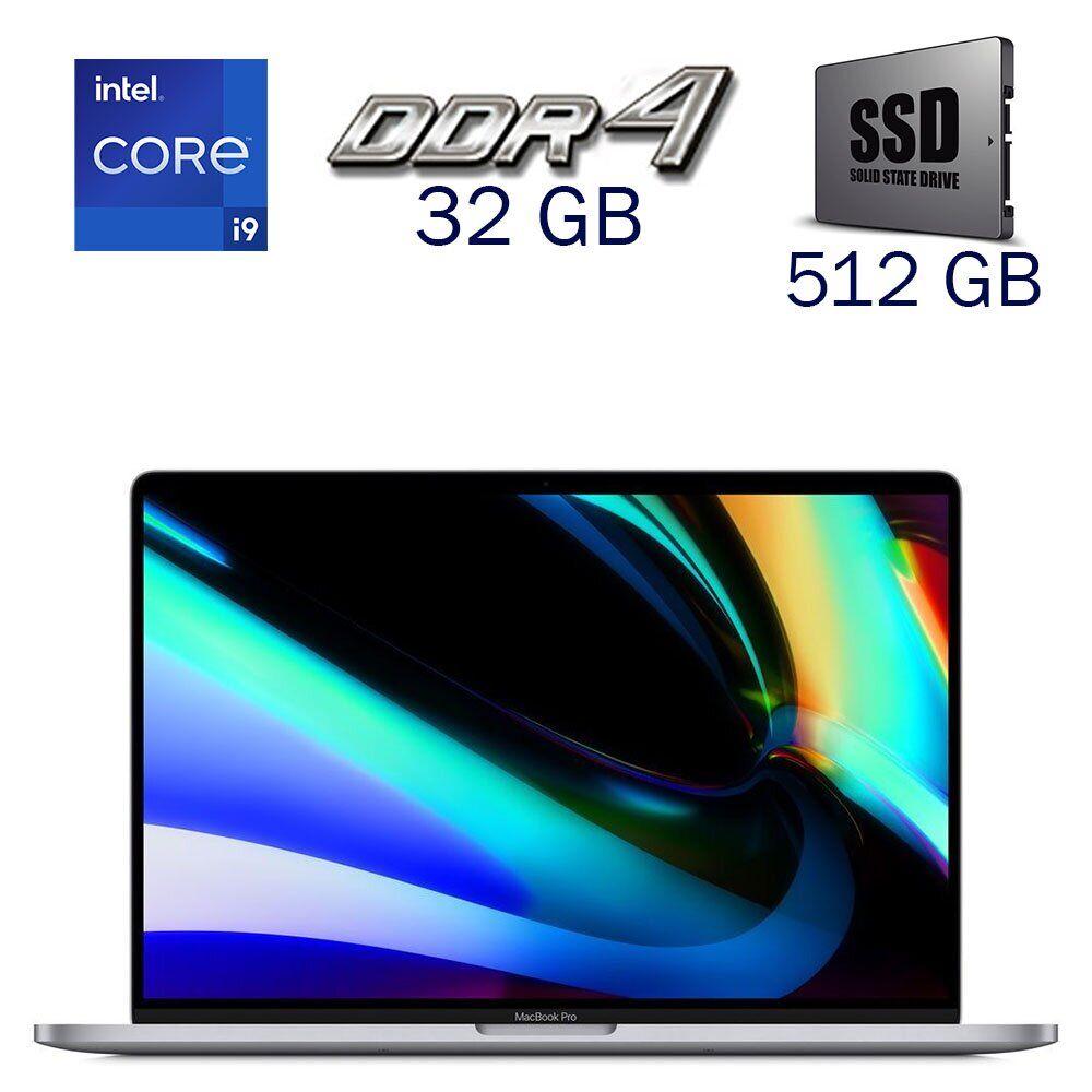 Ноутубк Apple MacBook Pro 16 2019/ 16" 3072x1920/ i9-9980HK/ 32GB RAM ...