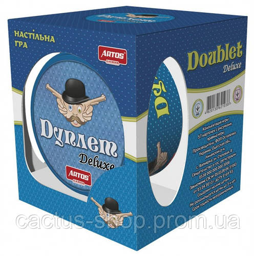 Настольная игра Artos Games Дуплет Deluxe 4820130621038 l (ID#2115177082), цена: 286 ₴, купить ...