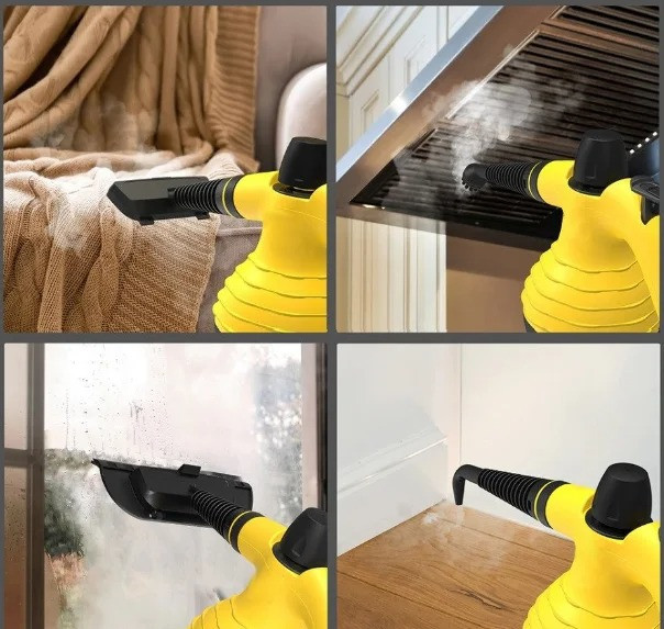 Ручний пароочисник мережевий для прибирання 1050 Вт Esperanza EHS001 Паровий очищувач для вікон ...