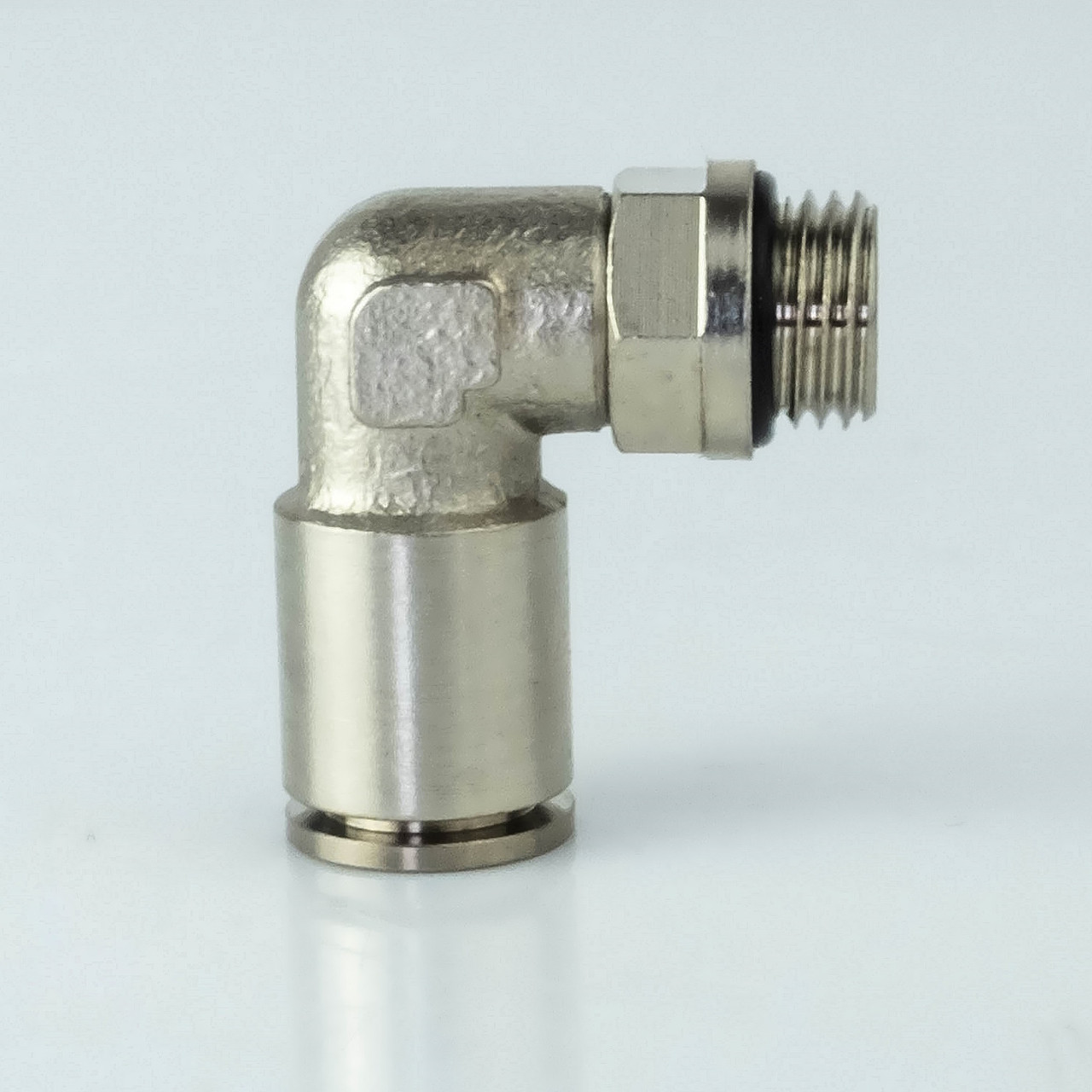 Фитинг пневматический MPL 10-G03 угловой под трубку D10, резьба G 3/8 ...