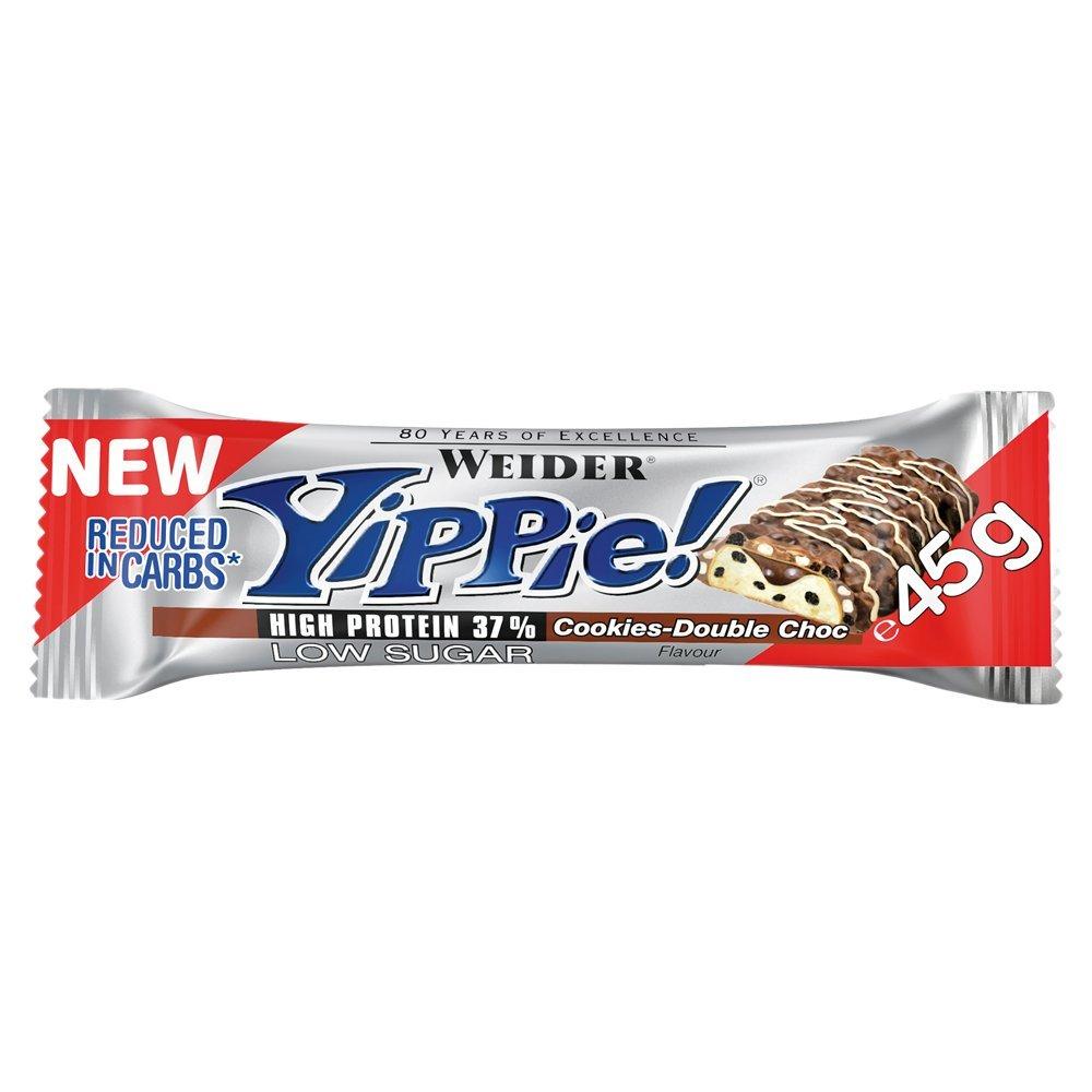 Yippie Protein Bar 45g (Cookies Cream - Double chocolate) (ID ...