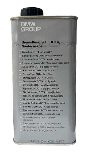 Гальмівна рідина BMW DOT 4 1 літр (83135A82511), ціна: 500 ₴, купити на ...
