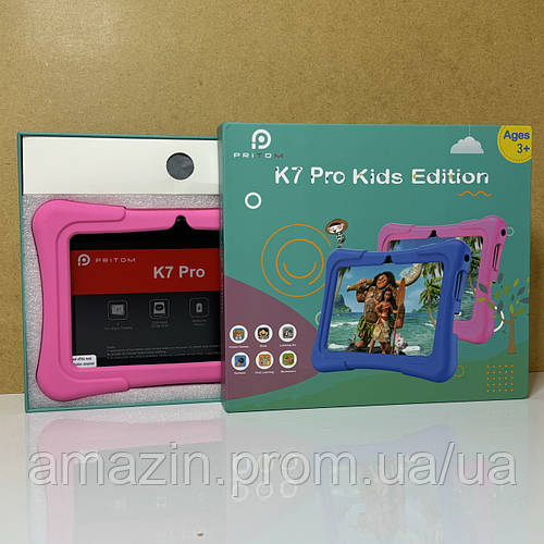 Планшет 7" HD Pritom K7 Pro 2/32Gb Wi-Fi 4 ядра Android 11 3000 mAh ...