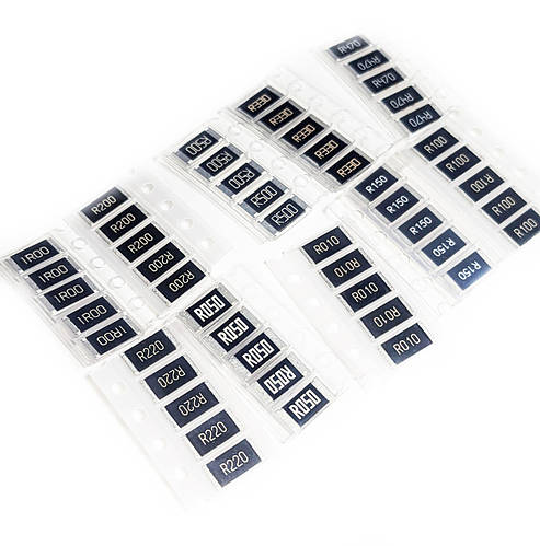 Резистор SMD 2512 50шт., 10*5шт, набір R010 R050 R100 R150 R200 R220 ...