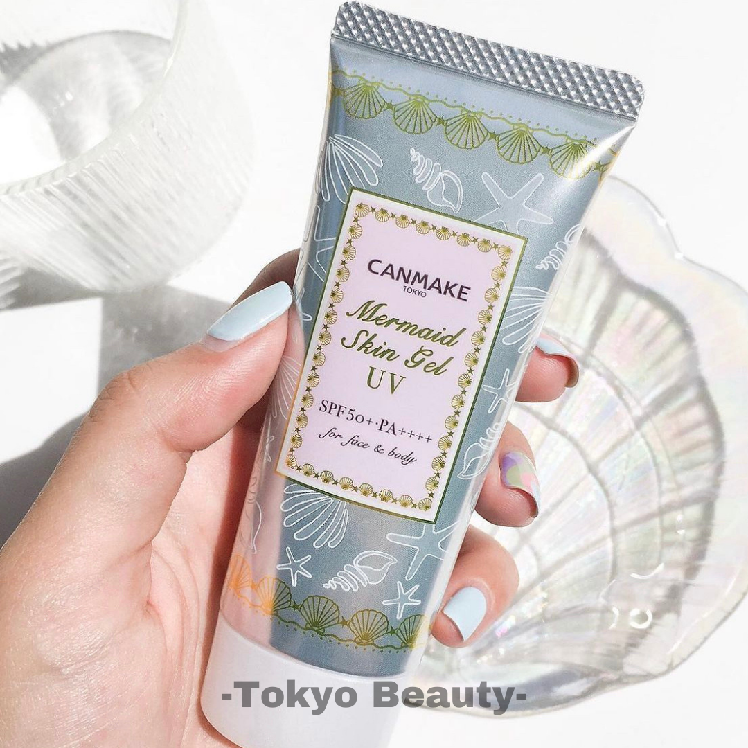 Canmake Mermaid Skin Gel UV SPF 50+ PA++++ 40g Японский легкий SPF50 для лица и тела (ID ...