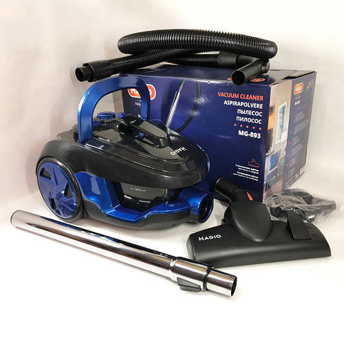 Пылесос с технологией мультициклон Magio MG-892 900 Вт, Пылесборный вакуумный аппарат IE-695 с ...