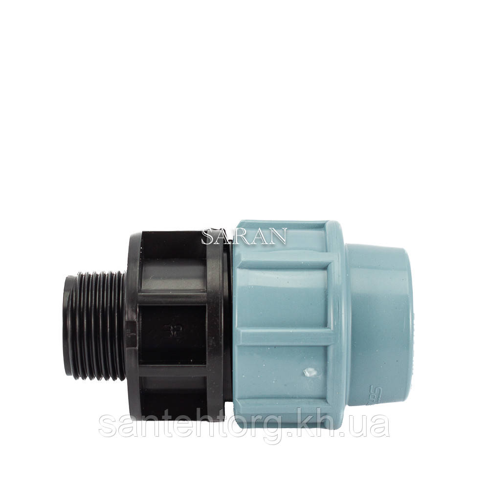 Муфта с наружной резьбой "25х1/2" для полиэтиленовых труб ПНД, цена: 16 ...