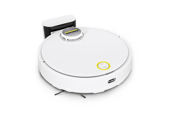 Karcher Робот-пилосос RCV 3, 400Вт, h=9.4см, вологе прибирання, конт ...