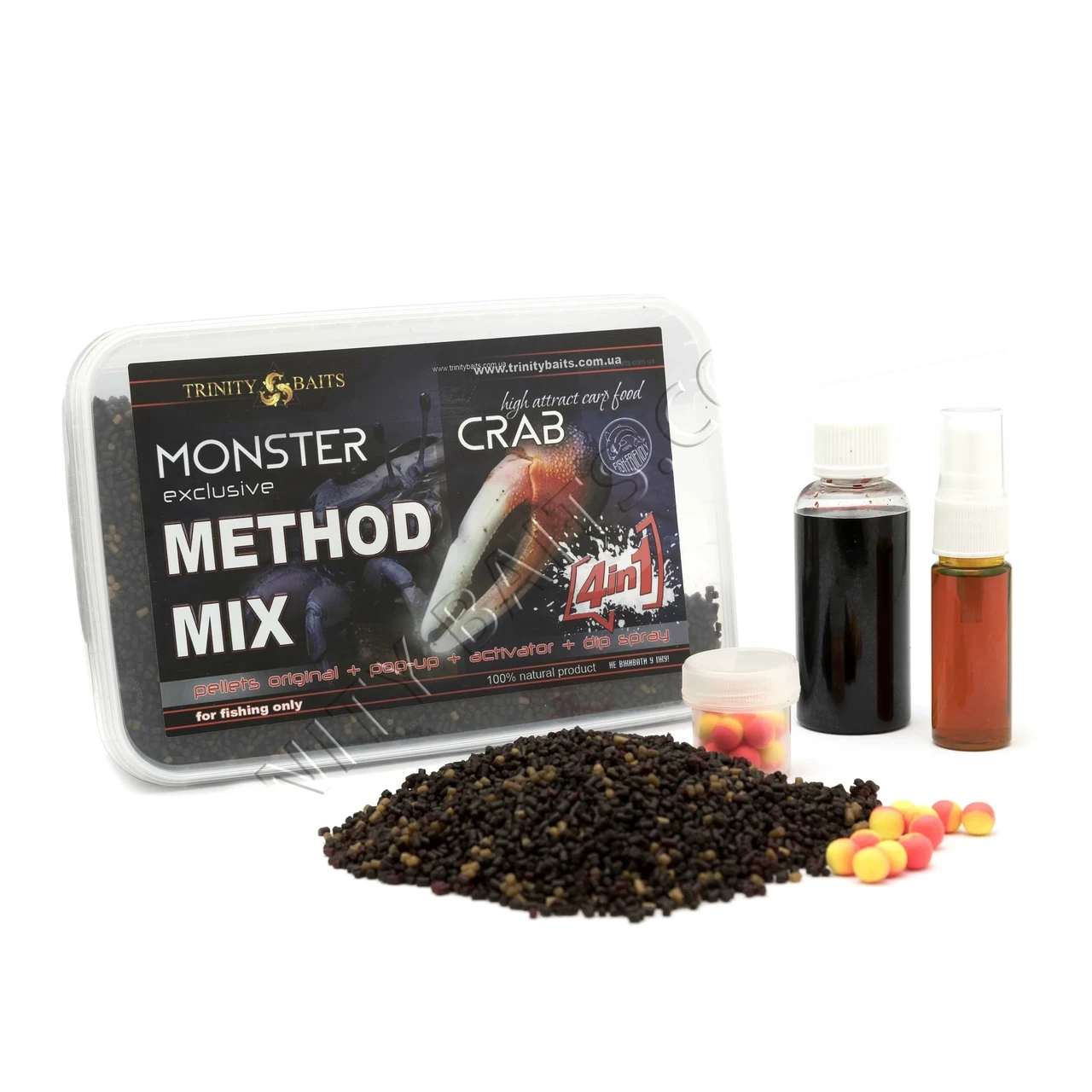 МЕТОД МИКС TRINITY BAITS 4 В1 (400ГР): продажа, цена в Кременце. Корма и прикормки для рыбы от ...