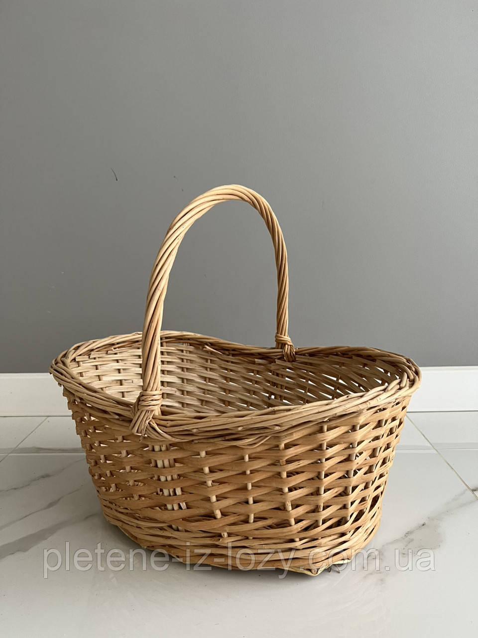 Плетена корзина із лози Подарункова Id 1145874379 цена 300 ₴ купить на Prom Ua