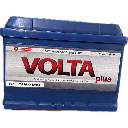 Аккумулятор ISTA VOLTA(ИСТА) 65Ah (242х175х190), R, EN 700 ...