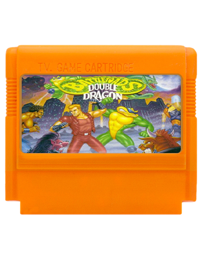 Гра RMC Famicom Dendy Battletoads & Double Dragon (2) 90х TV Game ...