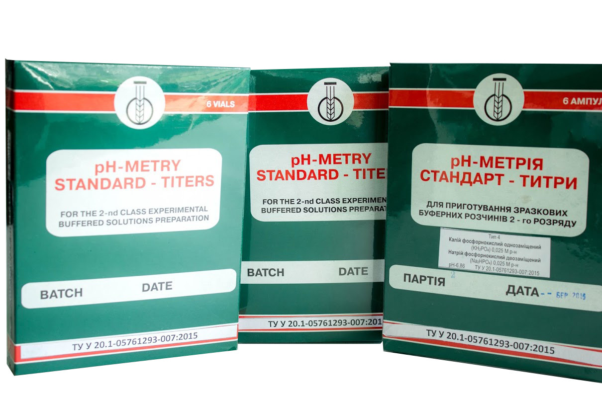 Набор для приготовления буферных растворов рН-метрии стандарт-титр ...