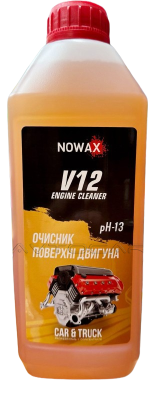 Засіб для миття зовнішньої поверхні двигуна V12 Nowax NX01149 1л (ID ...
