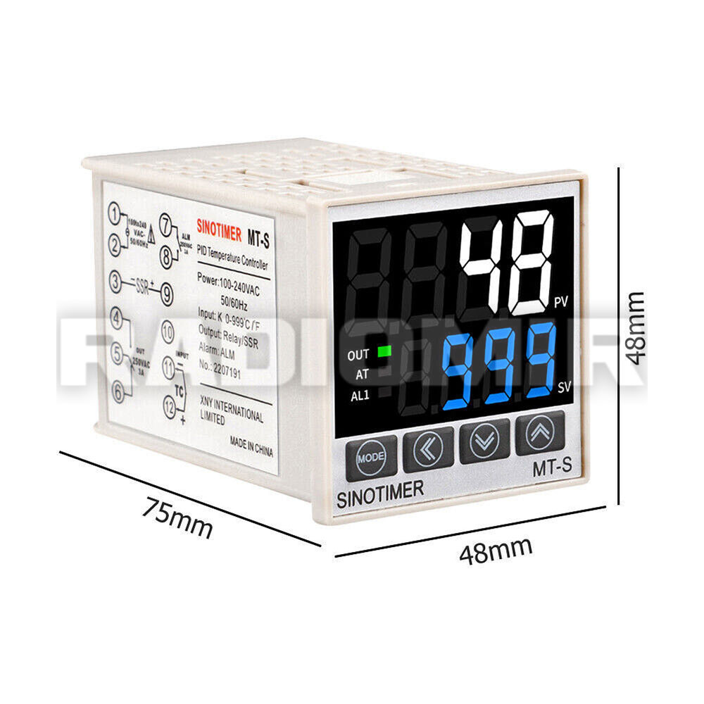 PID регулятор SINOTIMER MT-S 100-240V Relay/SSR (ID#2119986923), ціна: 720 ₴, купити на Prom.ua