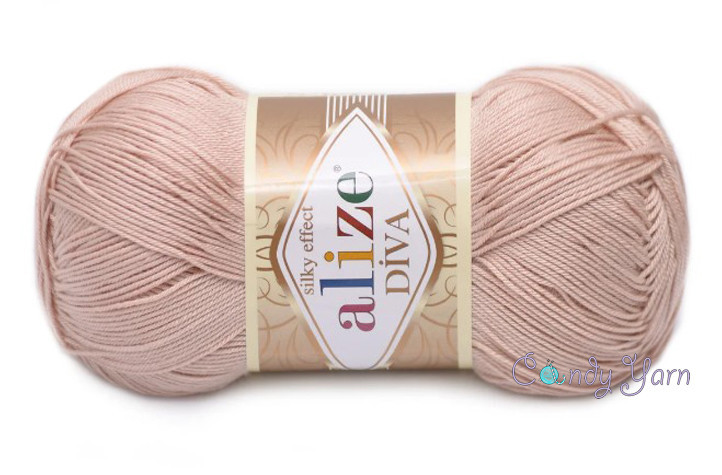 Alize Diva, Пудра №382 - купить интернет-магазин товаров для рукоделия Украина. Опт и розница