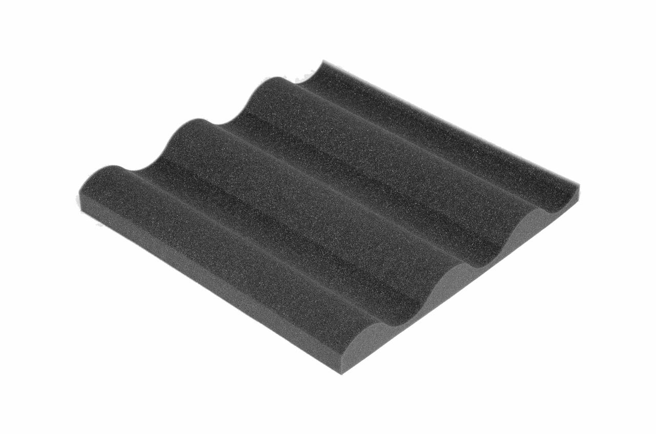 Панель із акустичного поролону Ecosound VOLNA XL 50 50х50 см Чорний ...